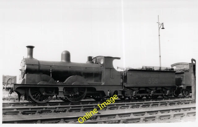 RAILWAY DARKROOM PHOTO SR Adams A12 0-4-2 No 555 Feltham Shed c1928 £3. ...