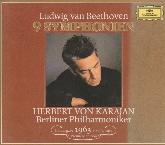 HERBERT VON KARAJAN - Beethoven 9 Symphonien - 5 CD Box Set -Deutsche Grammophon £14.16 ...