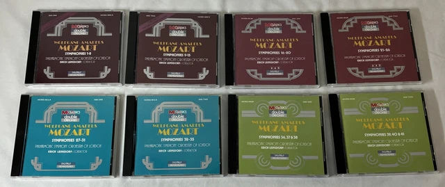EIGHT CD SET ~ Erich Leinsdorf Mozart Symphonies #1-41 ~ Full Set EUR ...