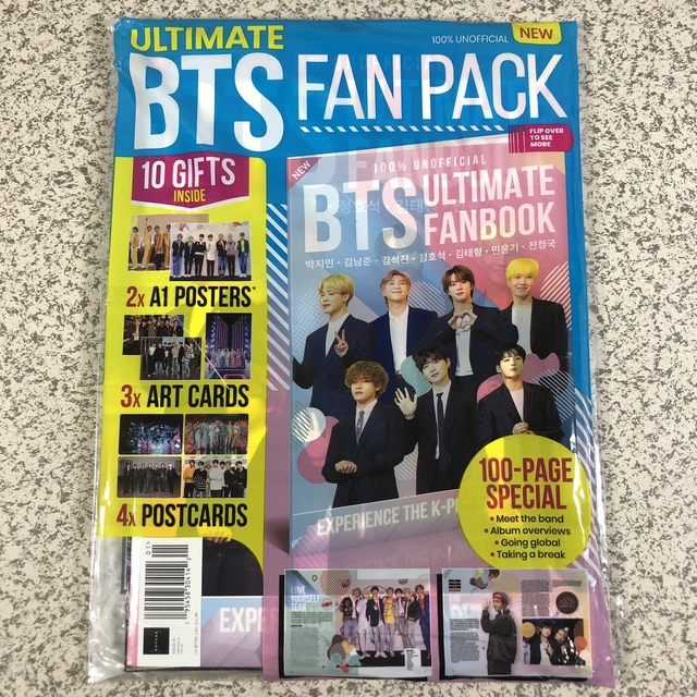 ULTIMATE BTS FAN Pack Magazine Fanbook Posters Art Cards Postcards K ...