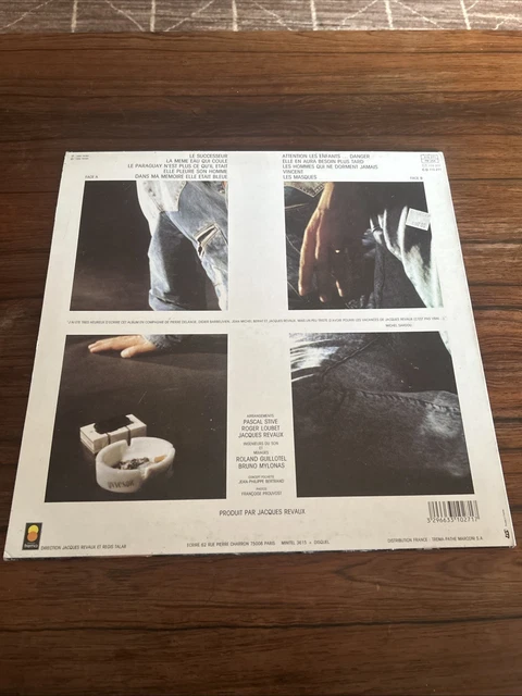 MICHEL SARDOU – La Même Eau Qui Coule LP 33T Fra 1988 Inner Sleeve (EX ...