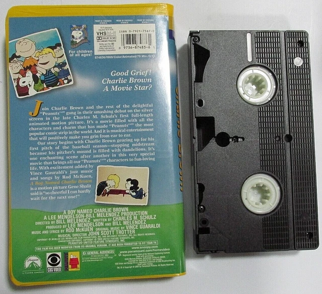 SNOOPY PEANUTS VHS A Boy Named Charlie Brown Clamshell Vintage £8.63 ...