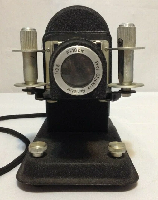 NORIS TRUMPF VINTAGE German Film Slide Projector F-10cm 1:3,5 Lens ...