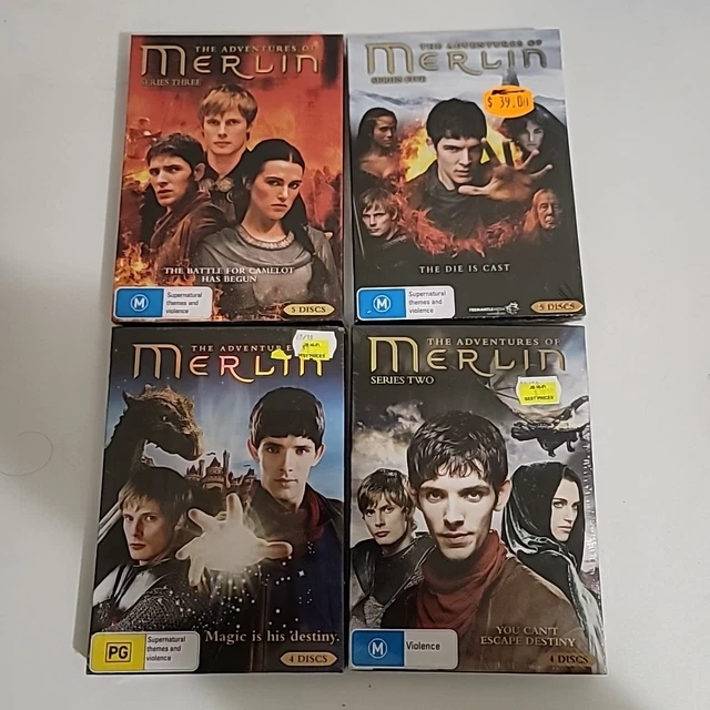 MERLIN TV SERIES DVD Collection - Seasons 1, 2, 3 & 5 - NEW & SEALED ...