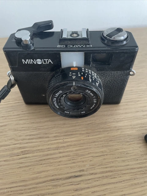 MINOLTA HI-MATIC G2 fotocamera a telemetro 35 mm pellicola - EUR 5,85 ...