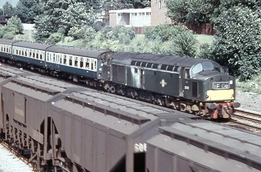 ORIGINAL COLOUR SLIDE of D365 BR class 40 diesel loco £7.08 - PicClick UK