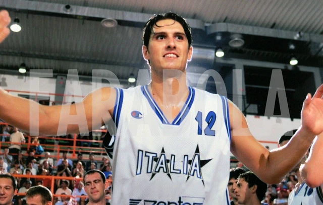 PHOTO DE PRESSE vintage Basketball, Italie, Alex Righetti, 2001, tirage ...