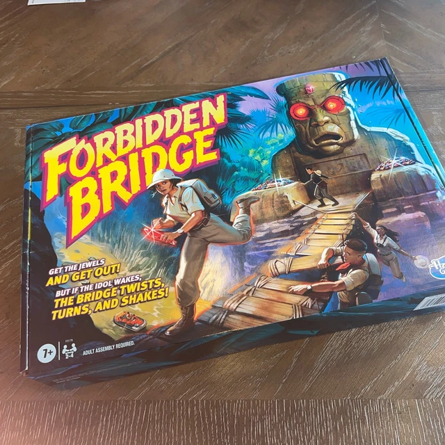 HASBRO GAMING FORBIDDEN Bridge Adventure Game Board - New 2-4 Players ...