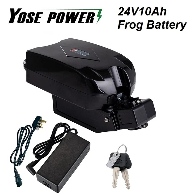 24V10AH FROG LI-ION Electric Bicycle Battery Seat Tube fit for Avocet ...