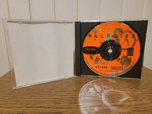 VINTAGE 1998 HALF Life Pc Game Cd-Rom Video Games Classic Gaming Tested ...