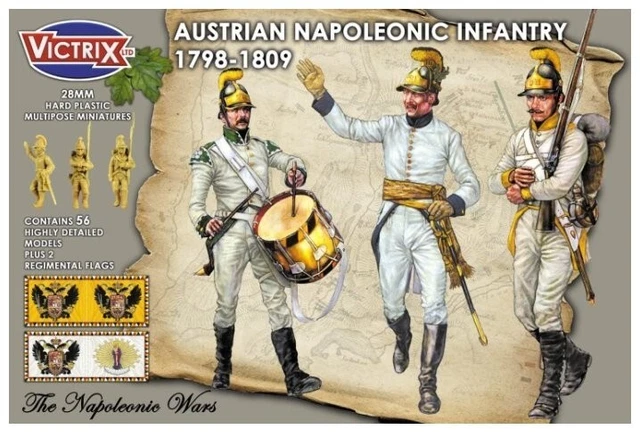 VICTRIX 28MM NAPOLEONIC Austrian Napoleonic Infantry 1798-1809 EUR 31 ...