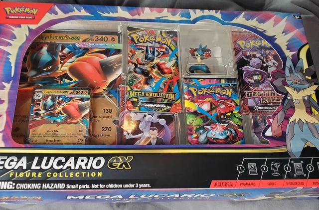 POKEMON TCG MEGA Lucario ex Premium Figure Collection Box Factory ...