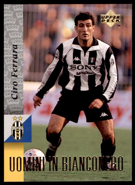 UPPER DECK JUVENTUS 1997-1998 Ciro Ferrara Hommes en Bianconero No. 57 ...