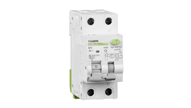 INTERRUPTOR DE PROTECCIÓN contra fallos Ex9BL-N 1P+N B16 30mA 6kA 1+NB 16A 30mA tipo NE1/T2DE ...