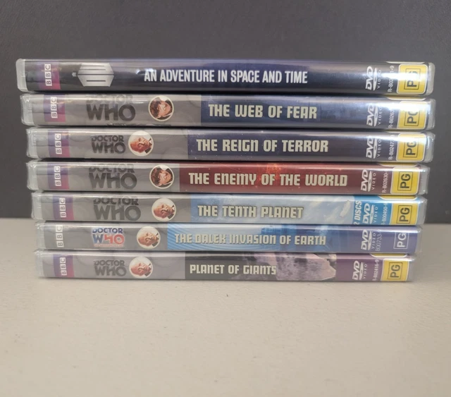 DOCTOR WHO DVD Collection Bundle 7 DVDs All Brand New Except 1 TV ...