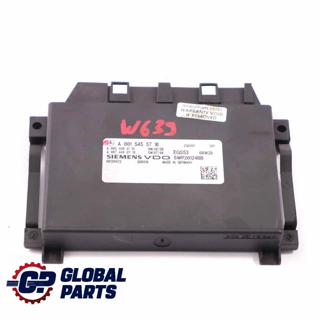 MERCEDES VITO W639 Boîte vitesses automatique EGS Unit Module ECU ...