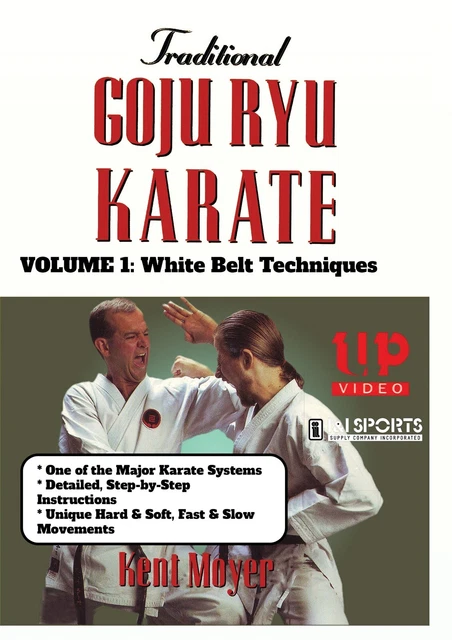 TRADITIONAL GOJU RYU Karate #1 White Belt Techniques Kata Bunkai DVD ...