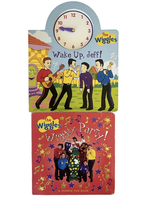 WAKE UP, JEFF! & Wiggly Party! x 2 Board Books by The Wiggles ...
