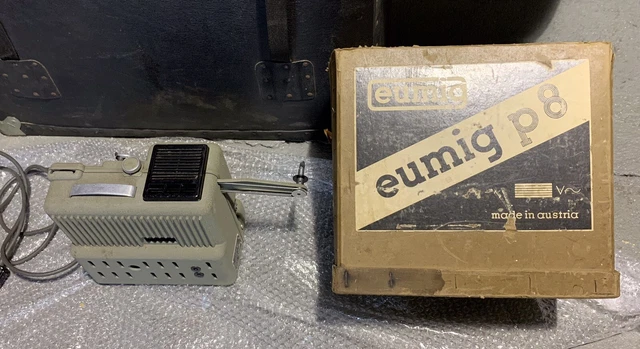 VINTAGE EUMIG P8 Film Projector Spares Or Repair £17.50 - PicClick UK