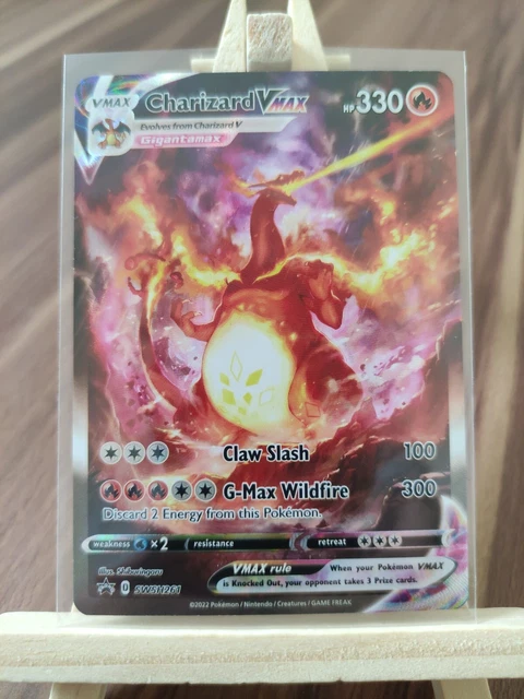 CHARIZARD VMAX SWSH261 Textured Full Alternate Art Holo Promo Pokemon ...
