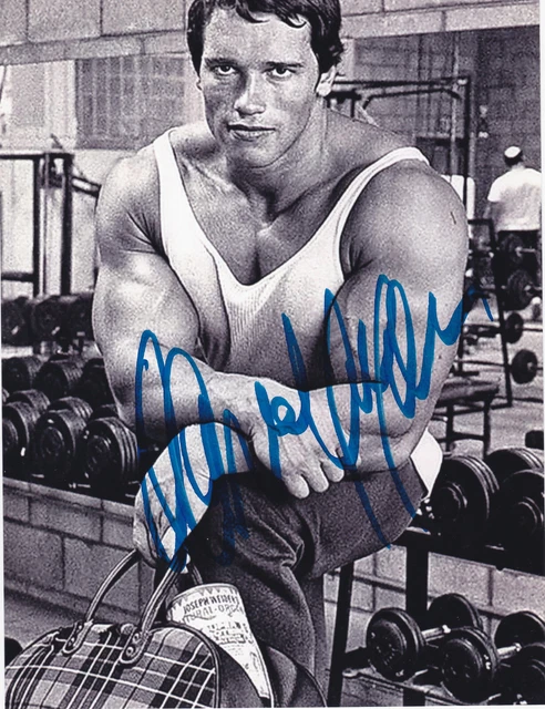 ARNOLD SCHWARZENEGGER BODYBUILDING Mr. Olympia Autographe Autograph EUR ...