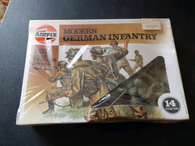 VINTAGE AIRFIX 1/32 MODERN GERMAN INFANTRY (Humbrol 1986-81) £13.50 ...