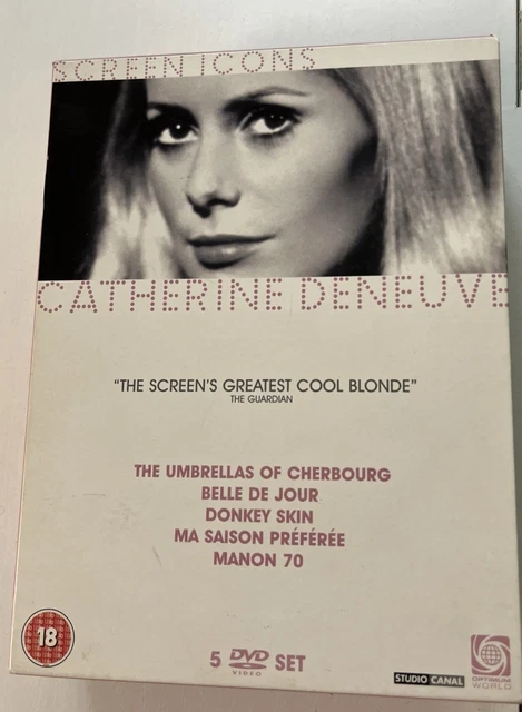 CATHERINE DENEUVE SCREEN Icône 5 Dvds Box Set £26.71 - PicClick UK