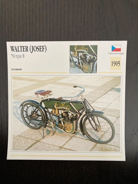 CARTE FICHE MOTO collection ATLAS WALTER JOSEF 750 TYPE B EUR 2,50 ...