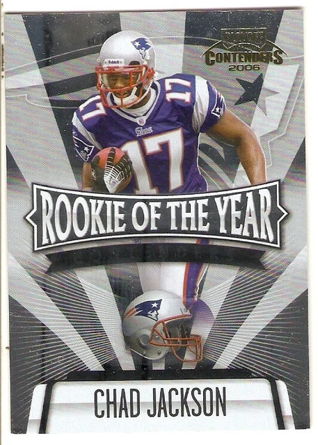 SÉRIE CHAD JACKSON /1000 2006 Candidats Aux Playoffs Rookie Of The Year ...