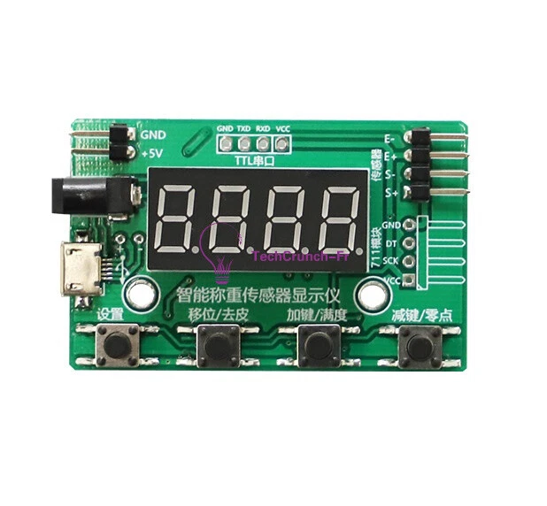 LOAD CELL HX711 AD Module Weight Sensor Digital Display Electronic ...