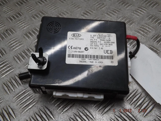 KIA SPORTAGE BODY Control Module Ecu 95400-3ueb0 Mk3 1.7 Diesel 2010 ...
