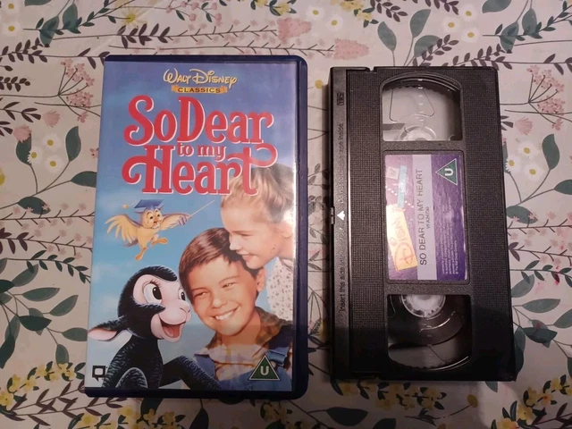 WALT DISNEY SO DEAR TO MY HEART VHS VIDEO EXCELLENT Condition FREE ...