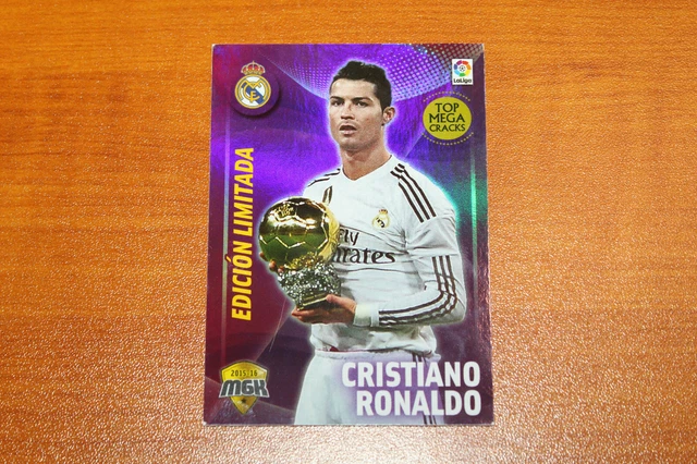 CARD MEGACRACKS 2015-2016 "Cristiano Ronaldo" Edicion Limitada 345B ...