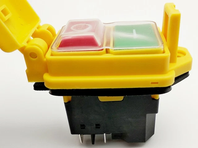 MACHINES ELECTRIC ON Off Devices Switch 250V, 16A, IP 55 Pushbutton ...