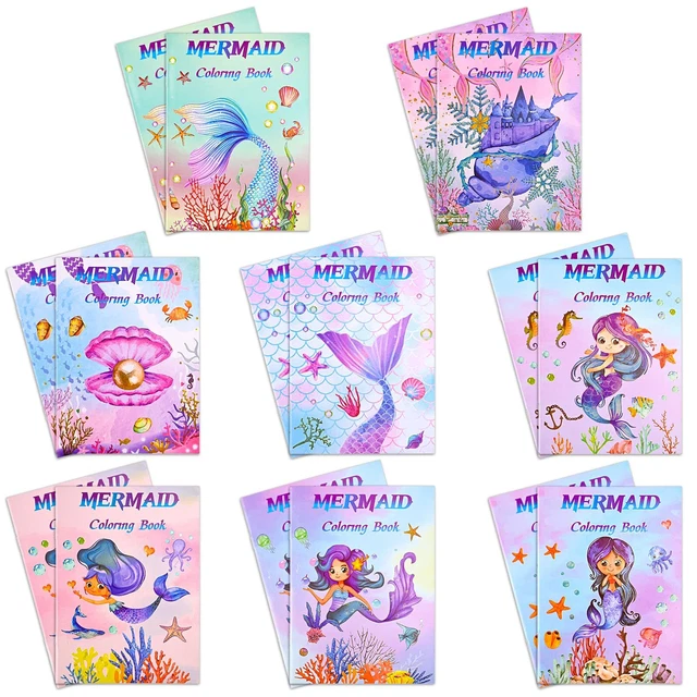 LANVIXO LIVRE DE Coloriage Enfant 16 Pcs Set de Cahier de Coloriage ...