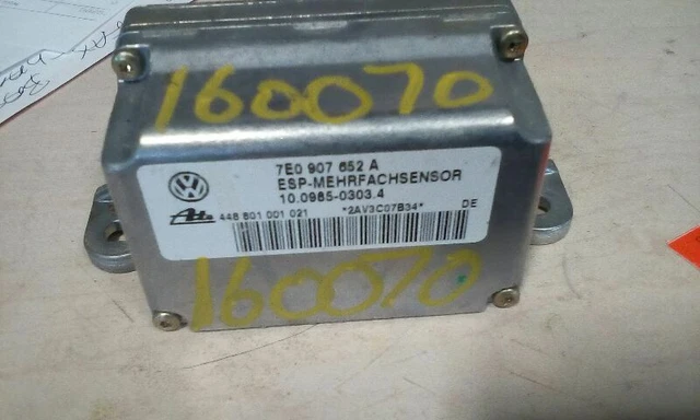 CHASSIS ECM STABILITY Control Yaw Rate Sensor Module Fits 04-07 TOUAREG ...