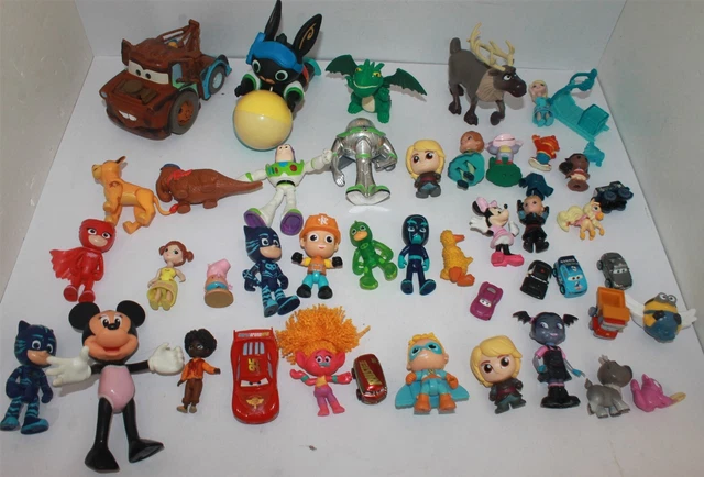 KIDS TOYS BULK Lot Action Figures Mixed Disney Cars Toy Story PJ Mask ...