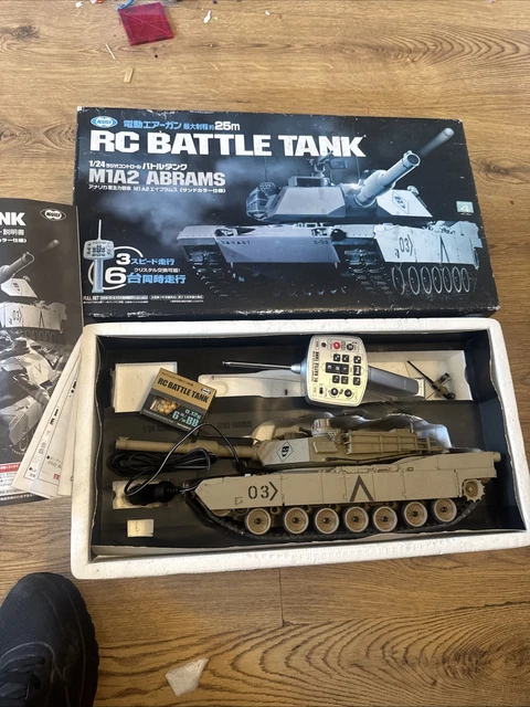 MARUI RC BATTLE Tank M1a2 Abram’s £22.99 - PicClick UK