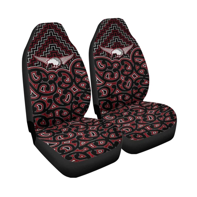 CUSTOM TONGA PACIFIC Rugby 2024 Car Seat Cover Ngatu Tribal Pattern ...