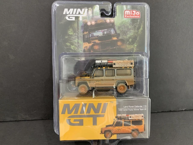 MINI GT LAND Rover Defender 110 Team UK 1989 chameau sale version 1/64 ...