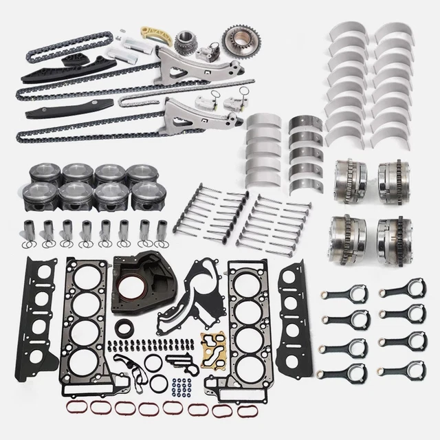 ENGINE PISTONS GASKETS Overhaul Rebuild Kit For Mercedes-Benz C218 W221 ...