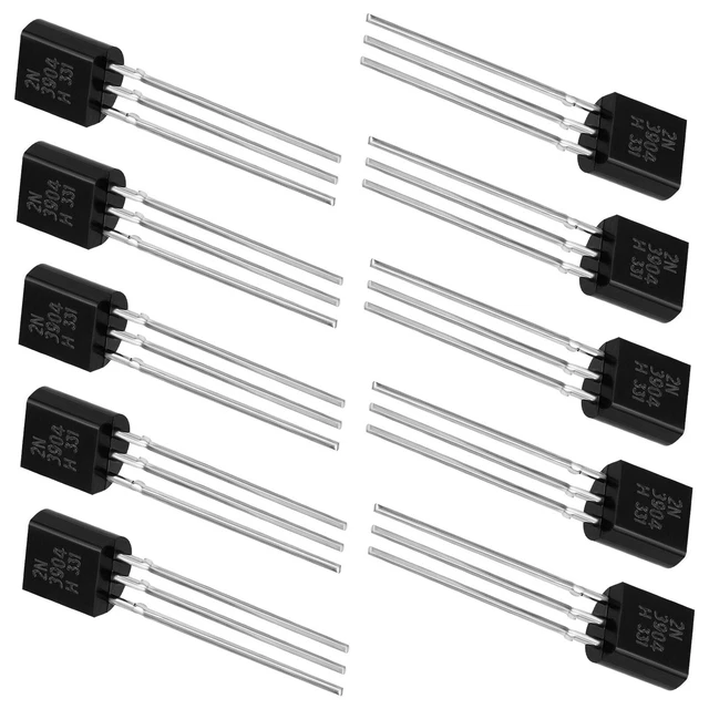 200X 2N3904 TO-92 NPN Transistor 0.2A 60V for Solar Panel Product ...