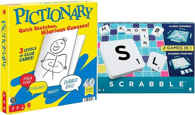 PICTIONARY CORE REFRESH - UK/AUS and Scrabble Core Refresh - English ...