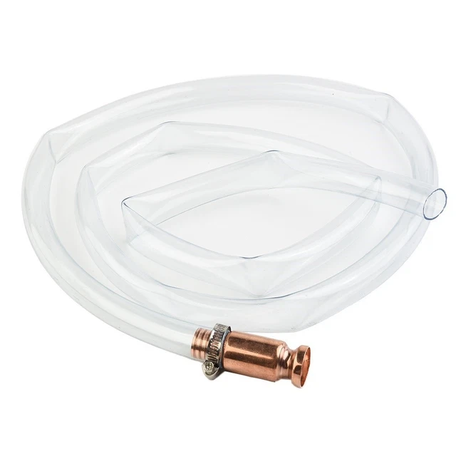 2M SAFETY SELF Priming Copper Siphon Syphon Jiggler Hose For Fuel Oil ...