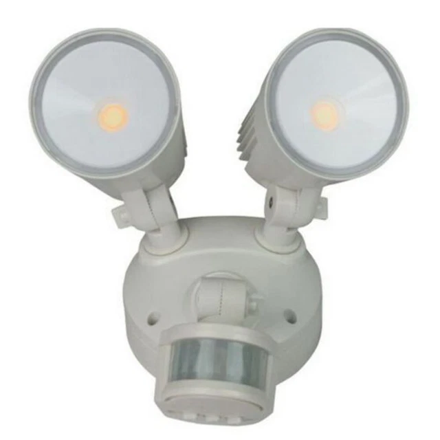 ROBUS CHASE LED Double Spot Wall Light with Sensor 20W CCT Selectable ...