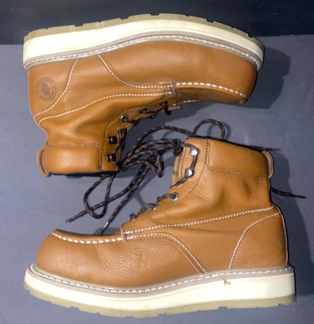 ROCK ROOSTER WORK Boots Steel Toe Safety SZ 9 Non Slip Absorb Shock ...