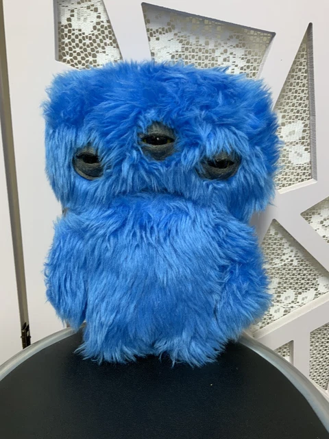 FUGGLER ANNOYED ALIEN Funny Ugly Monster 3 eyes toy plush Blue £22.50 ...