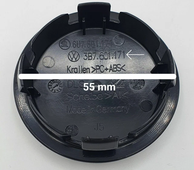 ORIGINAL VOLKSWAGEN VW Nabendeckel Felgendeckel Radkappe Abdeckkappe ...