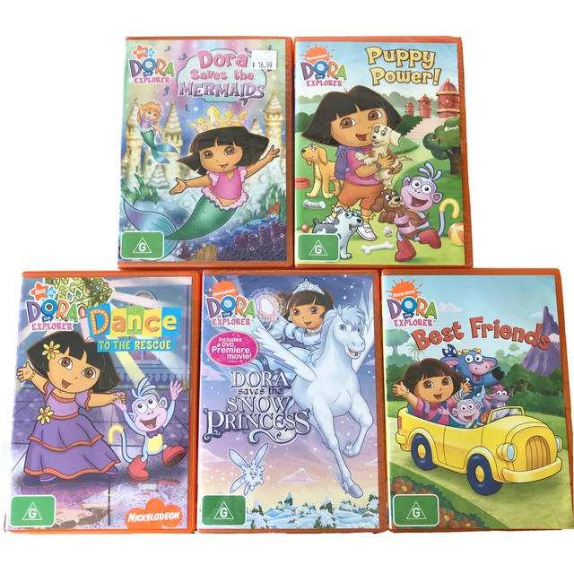 DORA THE EXPLORER DVDs Bundle Collection Bulk x5 Kids Movies ...