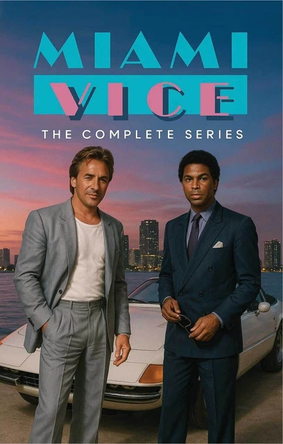 [MIAMI VICE SERIE TV Completa ITA] (LEGGI) Poster, Cofanetto BOX ...